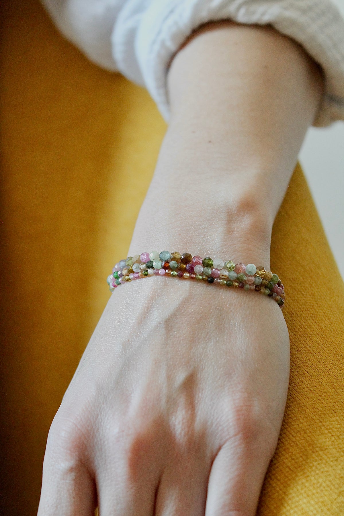 Tourmaline Beaded Stretch Bracelets – FluxStudio